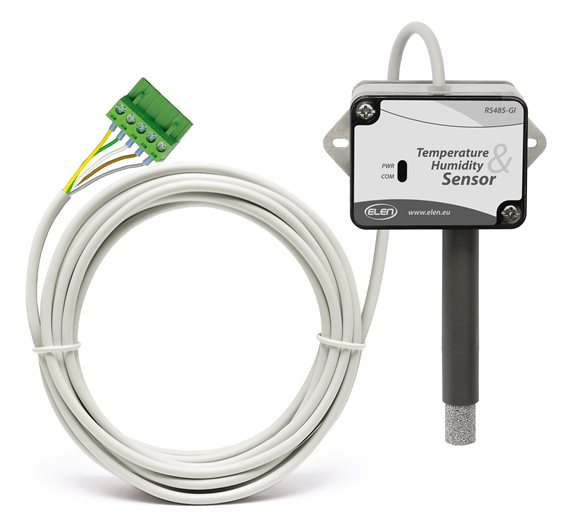 Air temperature and humidity sensor RS485, thermometer, hygrometer | Elen Air temperature and humidity sensor RS485, thermometer, hygrometer | Elen
